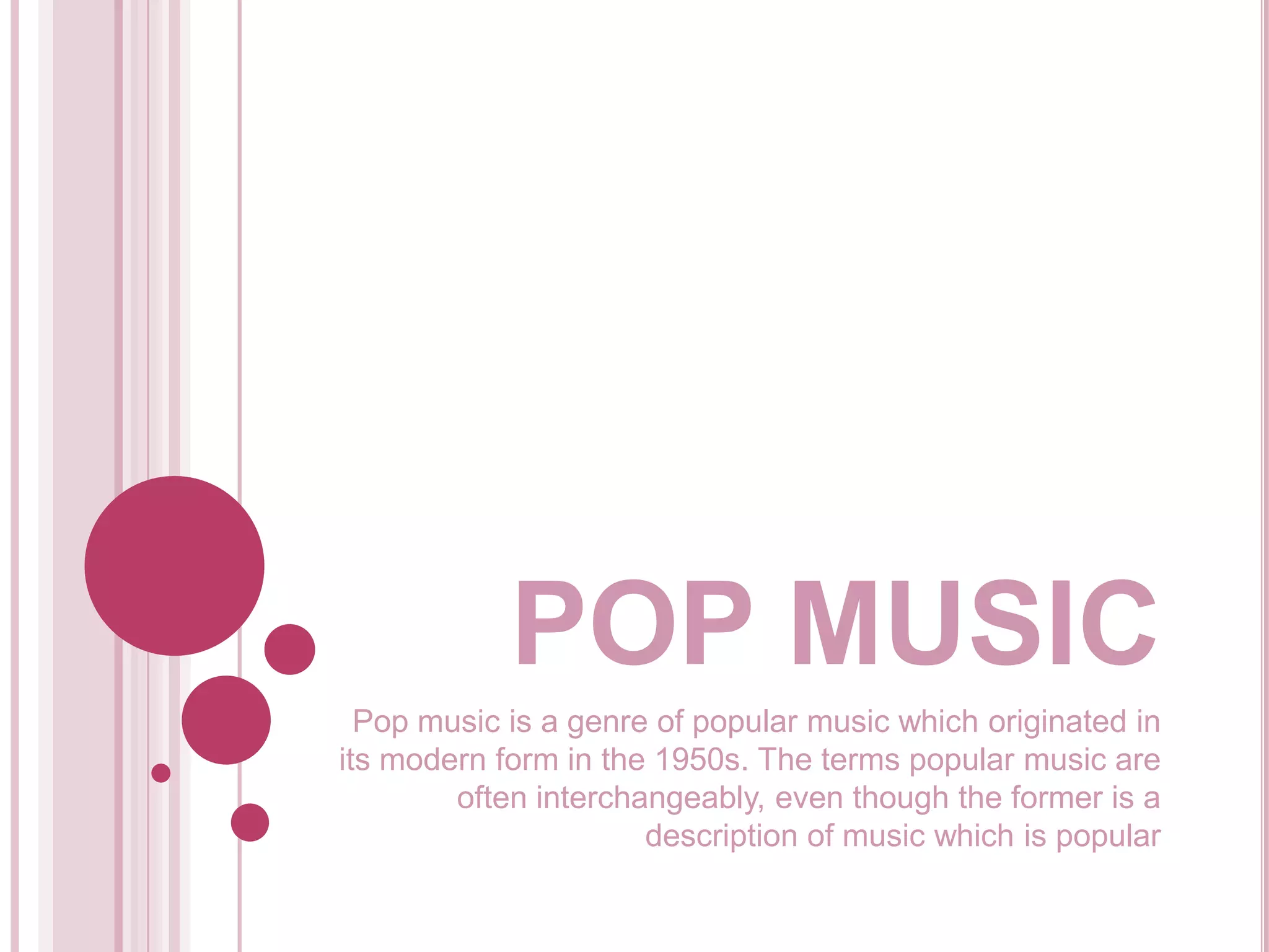 Research into music genre | PPT