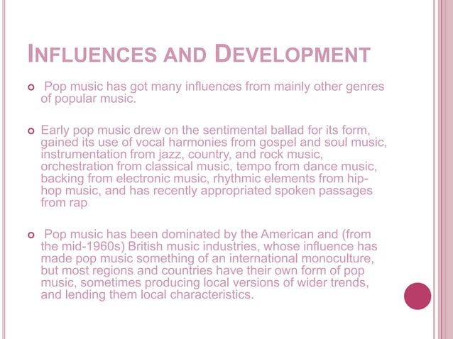Research into music genre | PPT | Free Download