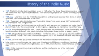 Research into Music Genre - Indie | PPTX | Soft AC Music | Adult ...