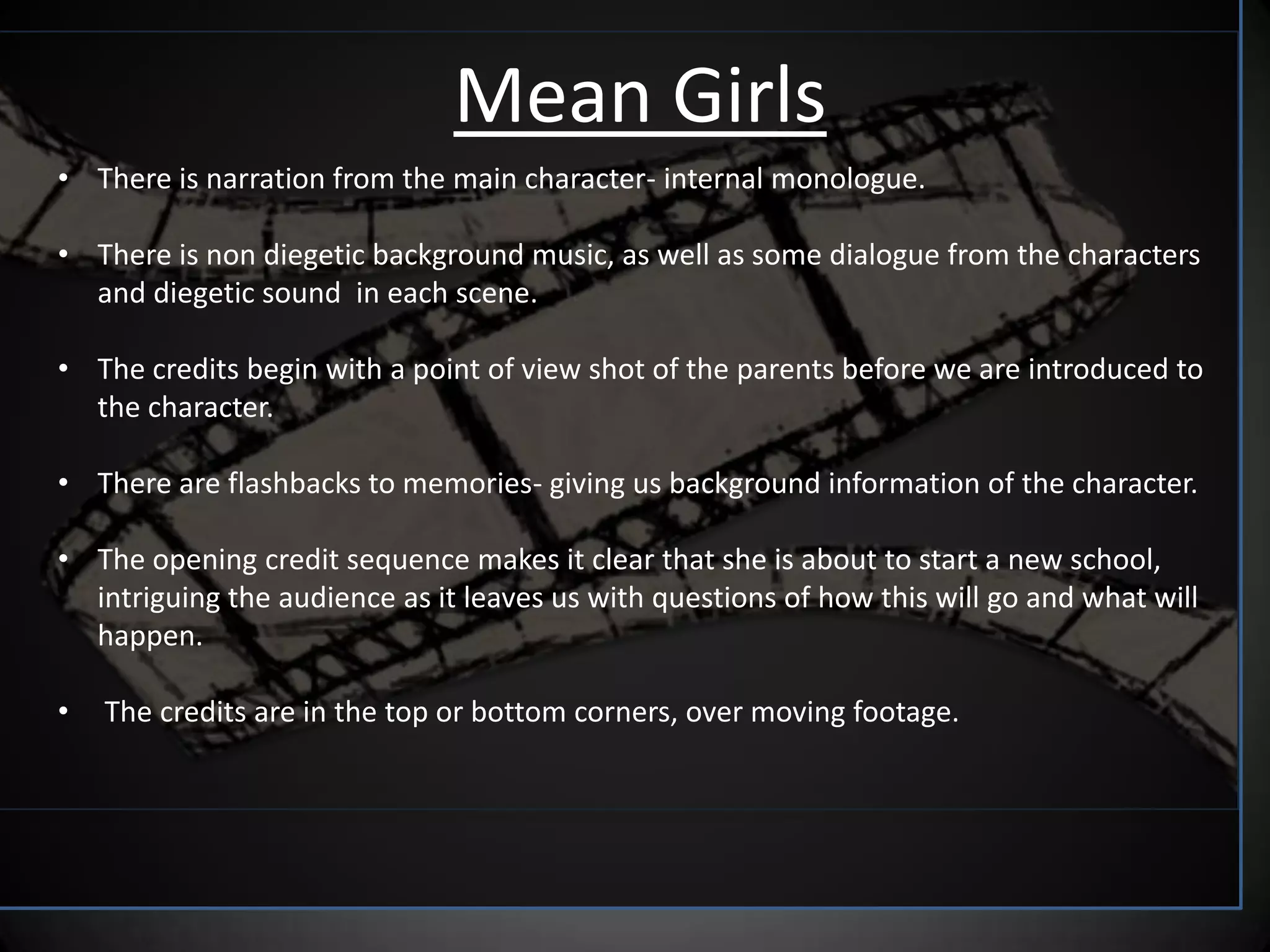 Research into opening credits | PPTX