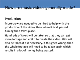 Research into the Music Industry | PPTX | Video Production | Content ...