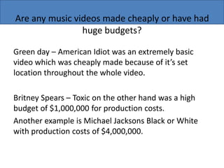 Research into the Music Industry | PPT