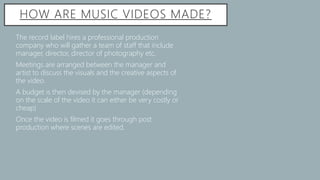 Research into the music video industry | PPT
