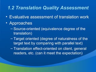 Research in translation studies | PPT