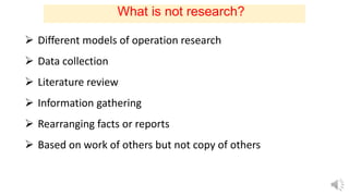 Introduction to Research | PPTX