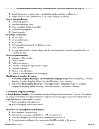 Research Methodology | PDF
