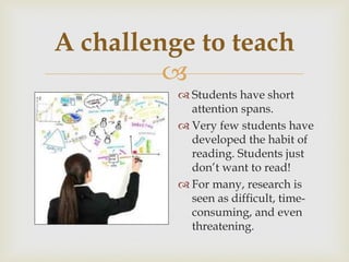 Research: Creative and fun? | PPT