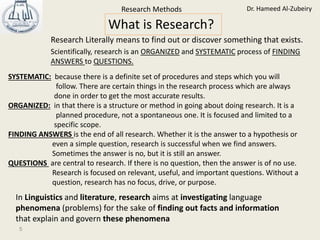 Research lecture 1 | PPT
