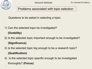 Research lecture 2 | PDF