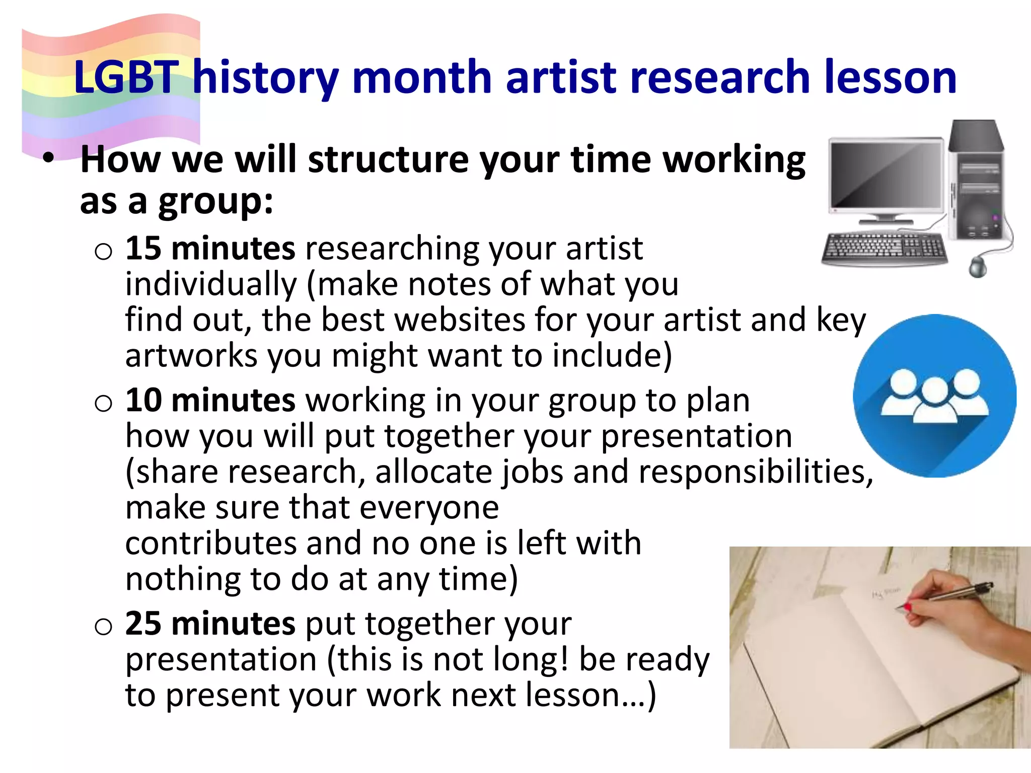 LGBT history month research lesson 2017 | PPT