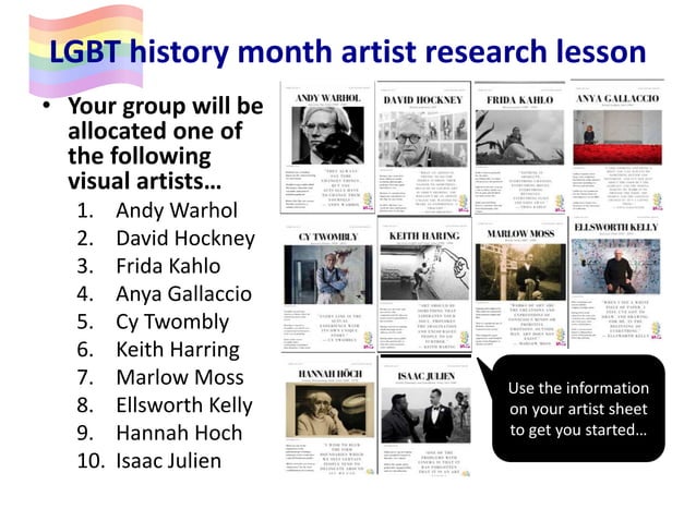 LGBT history month research lesson 2017 | PPT