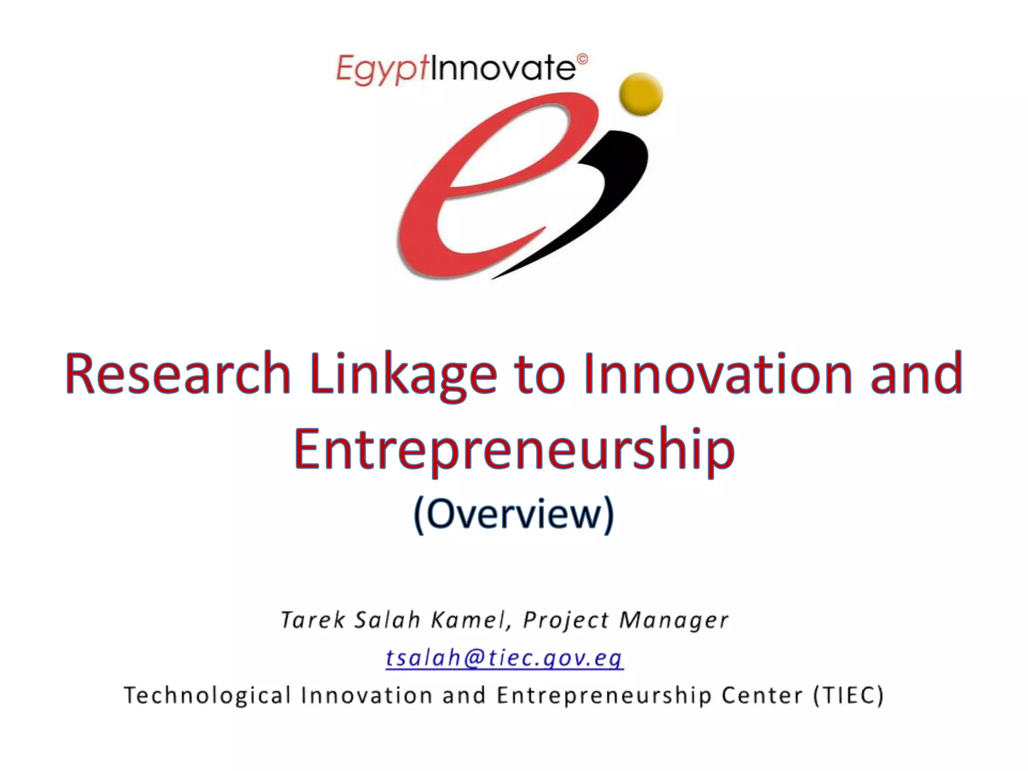 Research linkage to_innovation_and_entrepreneurship_ts | PPTX ...
