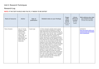 Research log lo2 log | PPT