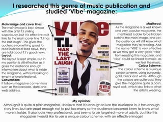 Research magazine front cover | PPT