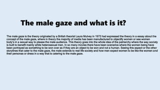 Research male gaze essay | PPT