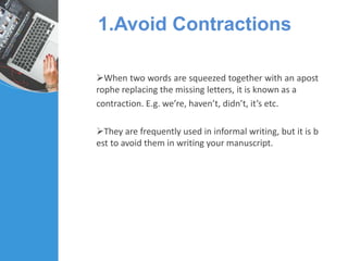 Medical Research Paper Formatting Tips | PPT