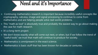 Research mathematics education new | PPTX