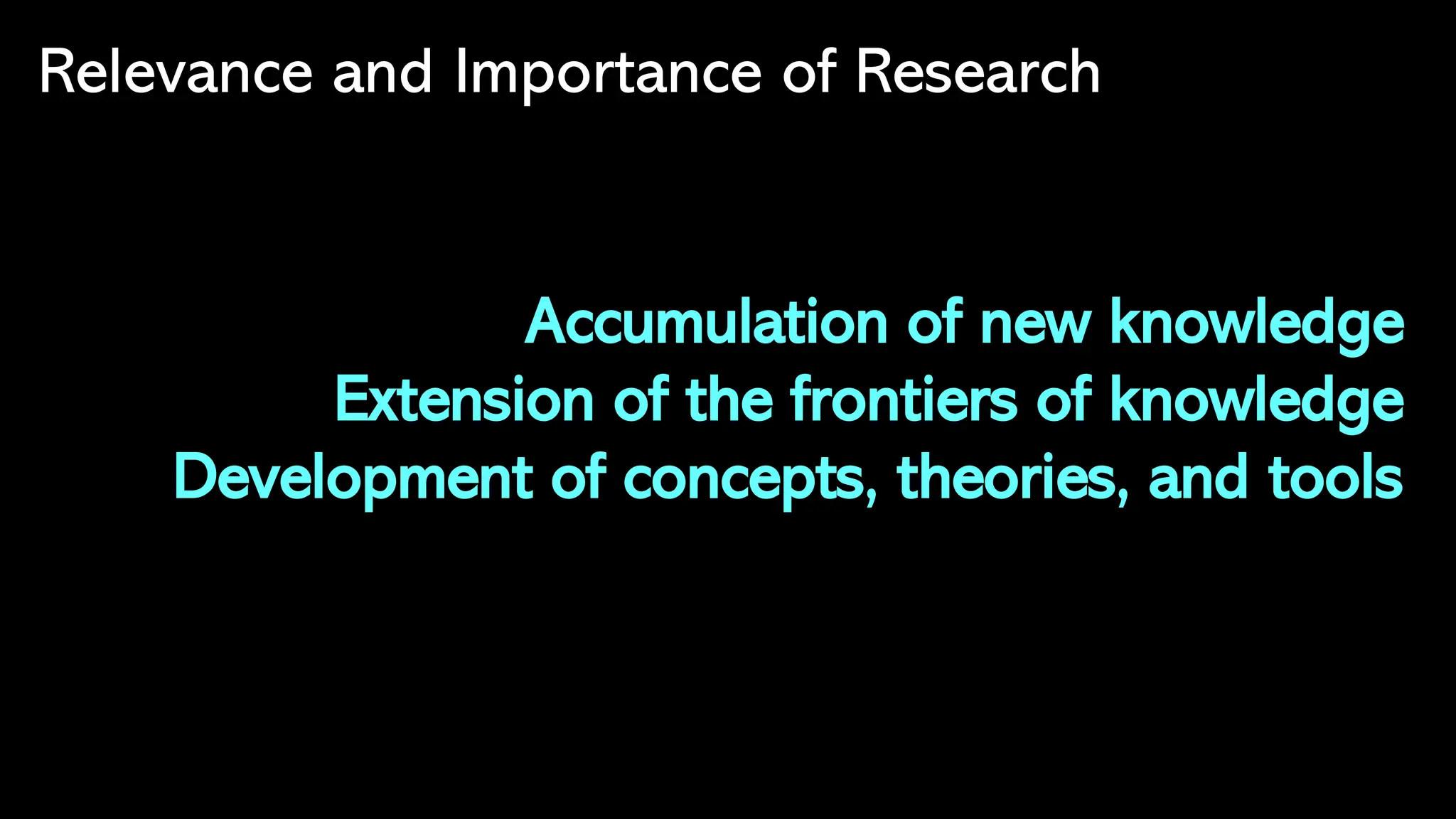 Research Meaning Definition Characteristics and Nature and Relevance of ...