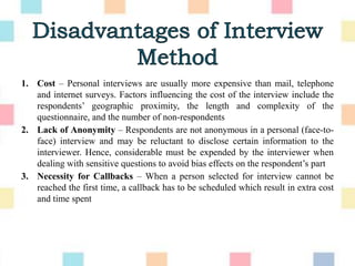 Research method - How to interview? | PPT