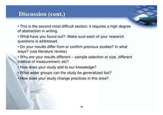 Research method ch02 structure of thesis | PDF