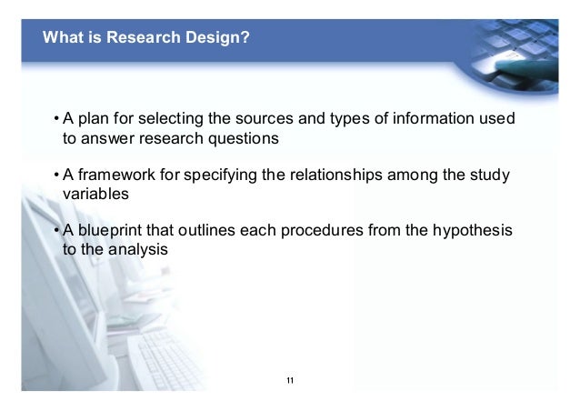 Research method ch04 research topic and design