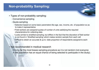 Research method ch06 sampling | PDF