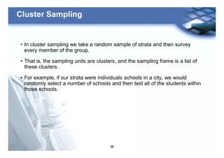 Research method ch06 sampling | PDF
