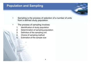 Research method ch06 sampling | PDF