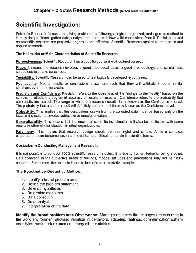 Research method EMBA chapter 2 | PDF | Science