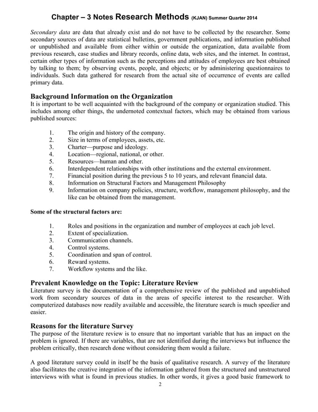 Research method EMBA chapter 3 | PDF