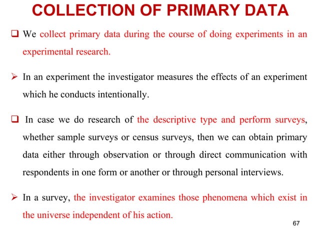 Research Method Data Collection, Reporting | PPT