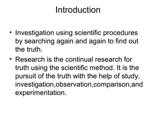 Research method concept | PPT