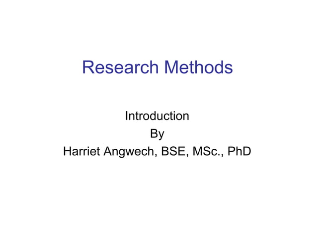 Introduction: Research Method lecture1 (2021).ppt