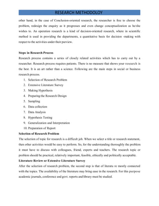RESEARCH METHODLOGY LECTURE FOR GRADUATE | PDF