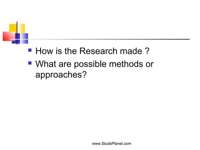Research methodolgy | PPT
