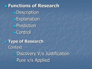 Overview of Quantitative research by Prof Rajbir Singh. | PPT