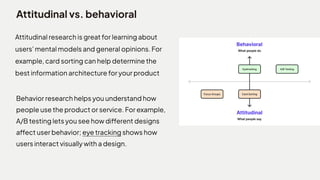 UX Research Methodologies | PPT