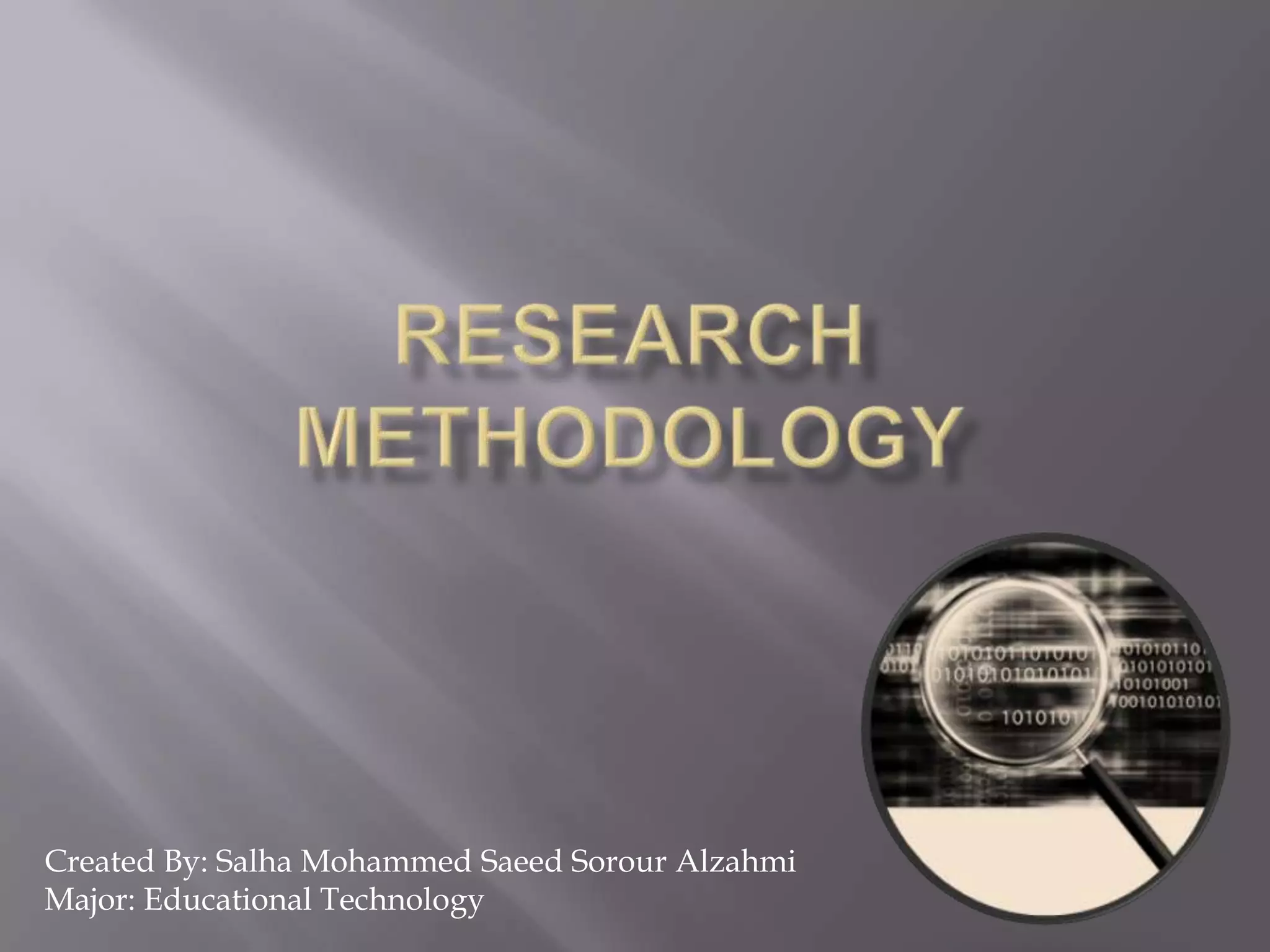 Research methodology | PPTX