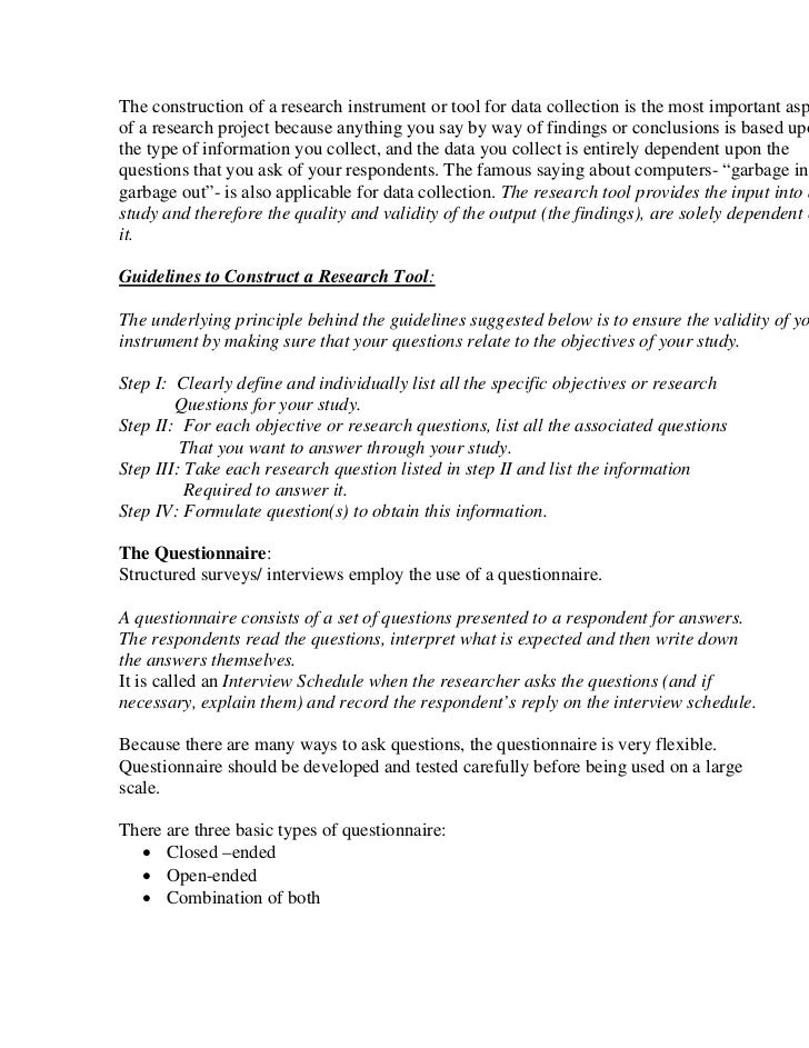 Research methodology