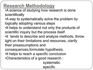 Research methodology | PPT