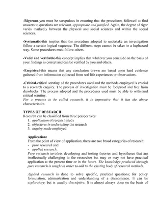 Research methodology | PDF