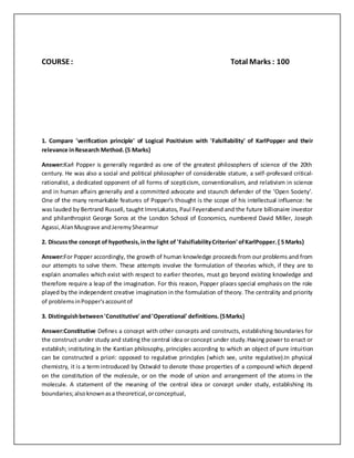 Research methodology | PDF