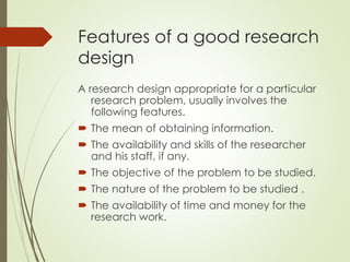 Component of a Research Design | PPTX