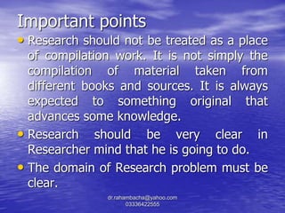 Research methodology and biostatistics | PPTX