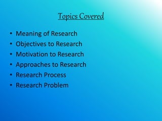 Research methodology | PPTX