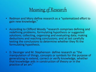 Research methodology | PPTX