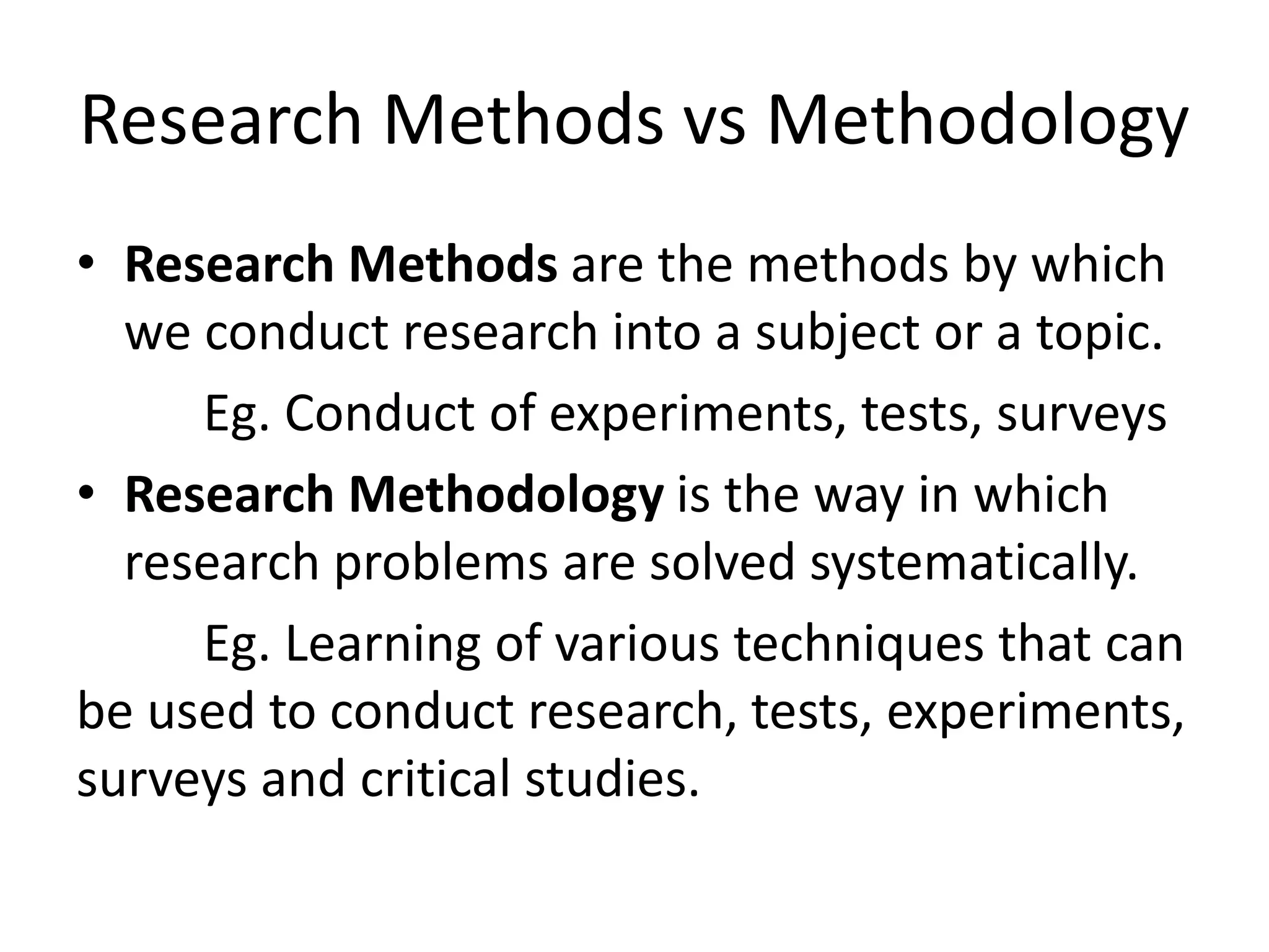 Research methodology | PPTX