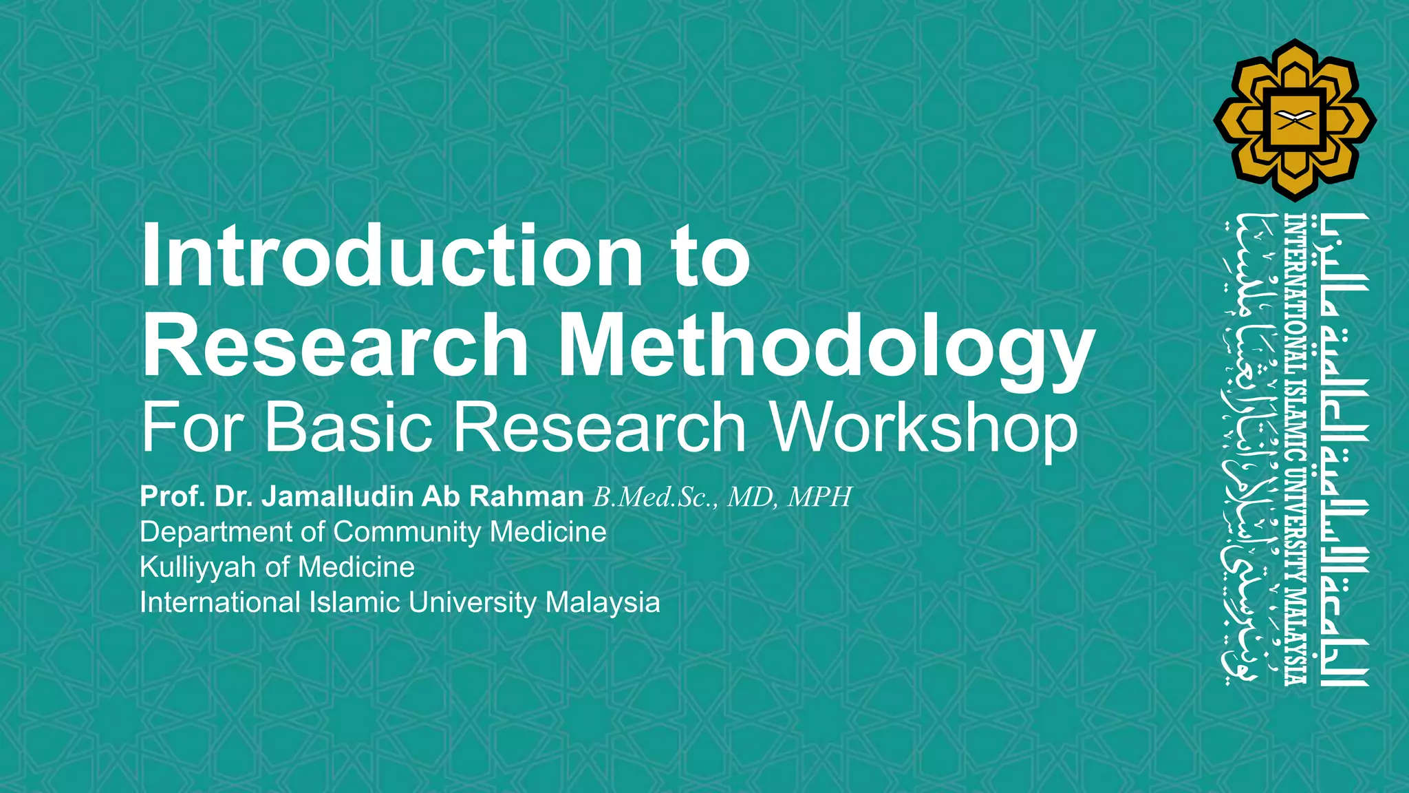 Introduction to Research methodology | PPTX