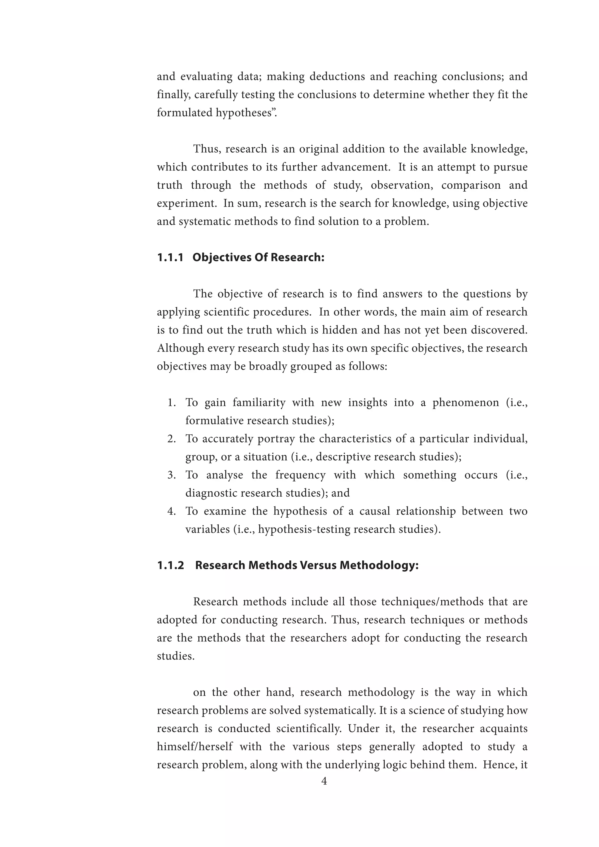 Research methodology | PDF