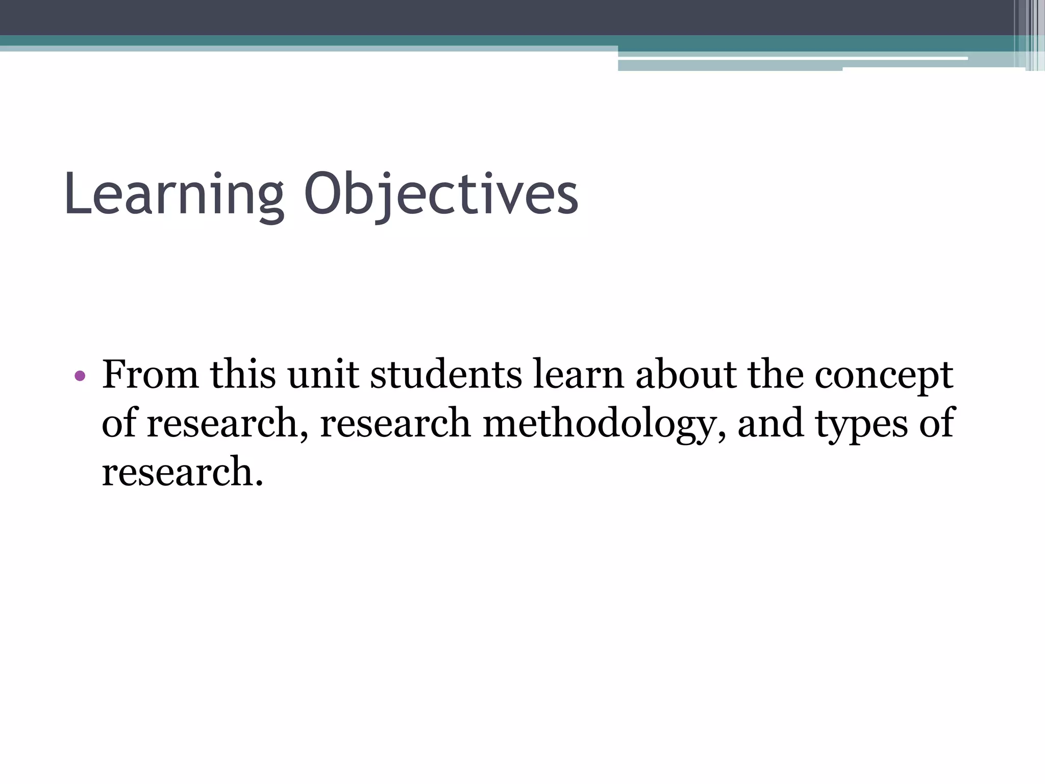 Research methodology | PPTX